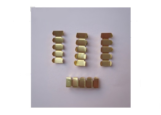 ตัวต่อม้วนพาร์ทเอสเอ็มทีทองเหลือง Brass a1 clips