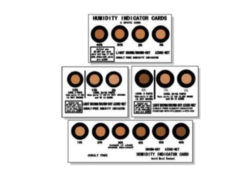 แผ่นวัดความชื้น แผ่นบอกความชื้น แผ่นวัดสถานะความชื้น ถุงกันไฟฟ้าสถิตย์ ...