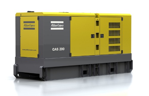 Atlas copco power generator for rent QAS 200 ให้เช่าเครื่องจ่ายพลังงาน.