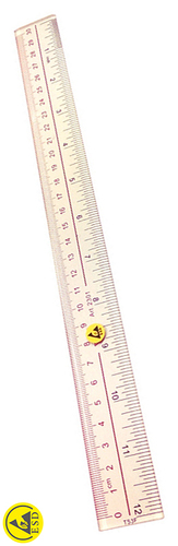 ไม้บรรทัดกันไฟฟ้าสถิต Anti static stationeries esd ruler ae-1045